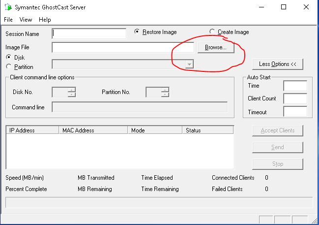 GhostCast Server on Win. 2012 R2 | Ghost Solution Suite