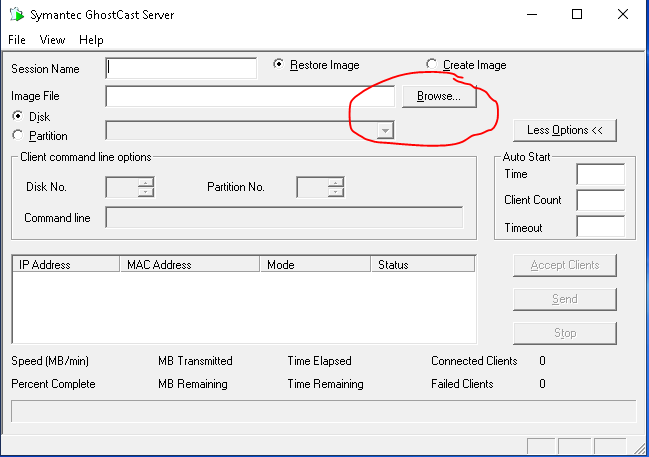 GhostCast Server on Win. 2012 R2 | Ghost Solution Suite