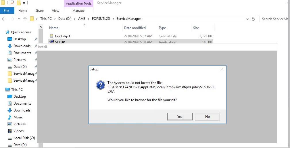 Trouble installing UC4 Windows agent/svc mgr /svc mgr dialog on Windows ...