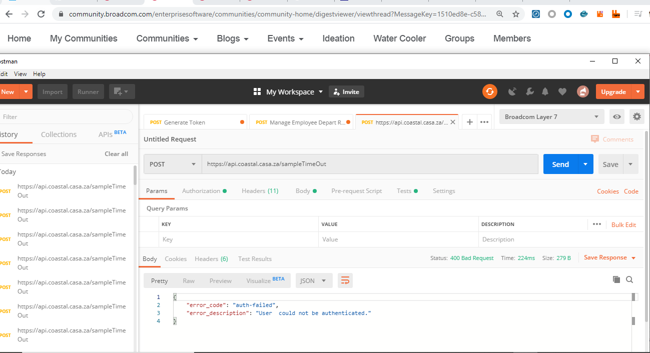 Audit Request Body Save : Unable to get request XML: Stream closed | Layer7 API Management