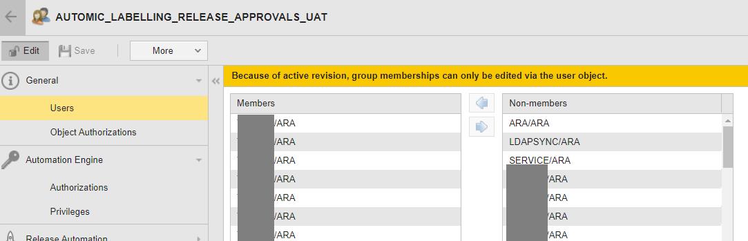 Because of active revision | Automic Continuous Delivery Automation