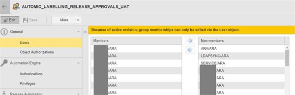 Because of active revision | Automic Continuous Delivery Automation