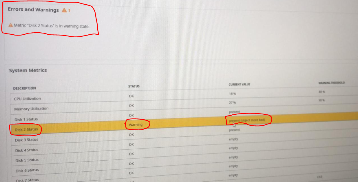 ProxySG Disk in Warning State ( Object Store Bad ) | ProxySG & Advanced ...