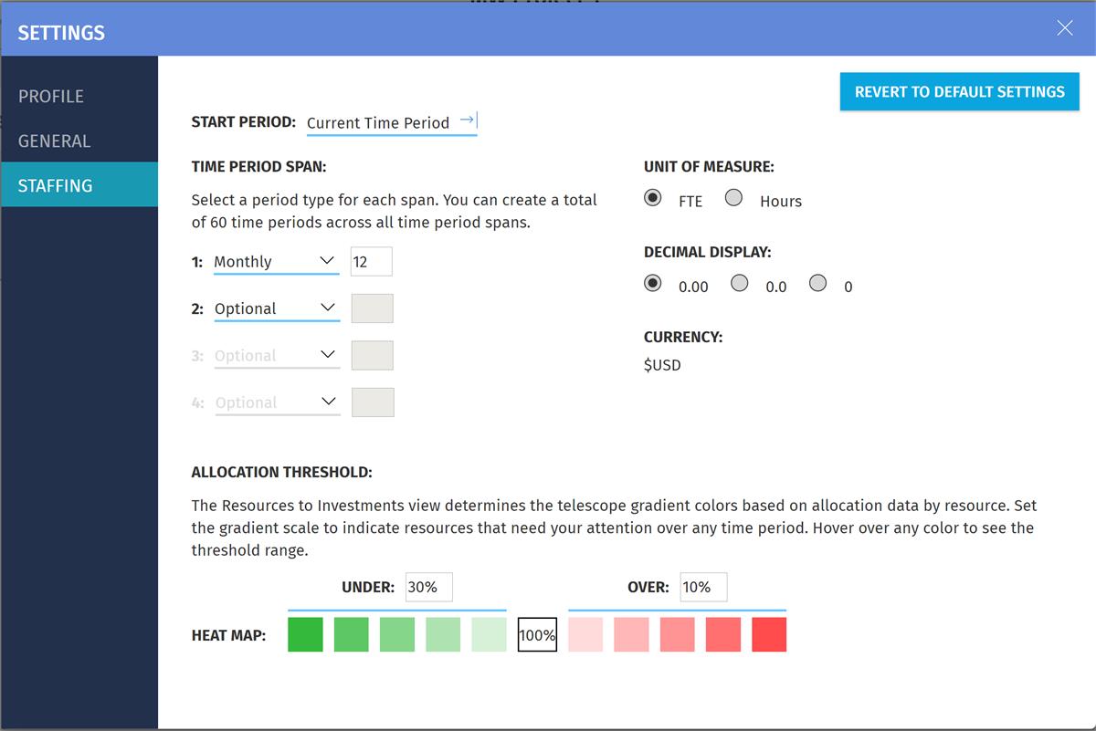 Default Unit of Measure - New UI | Clarity