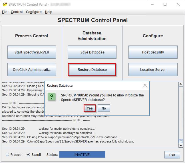 CA Spectrum OneClick - Authorization Failure SPC-OCA-10478: No SpectroSERVER is available ...