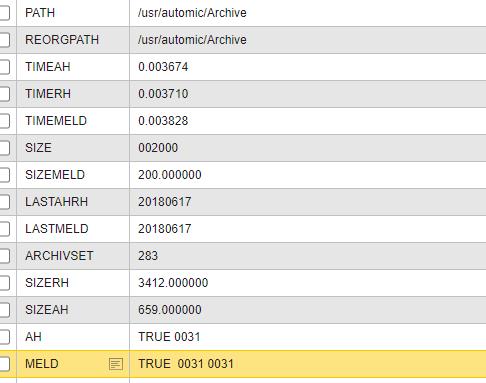Delete Archived data created from Db maintenance job | Automic Workload ...
