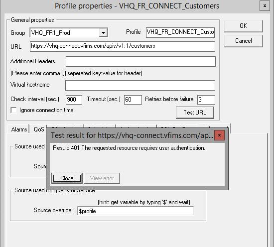 url_response failed url - The requested resource requires user authentication | DX Unified ...