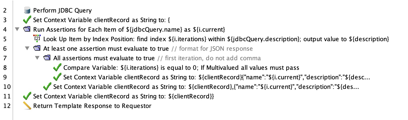 JDBC Result Set Processing | Layer7 API Management