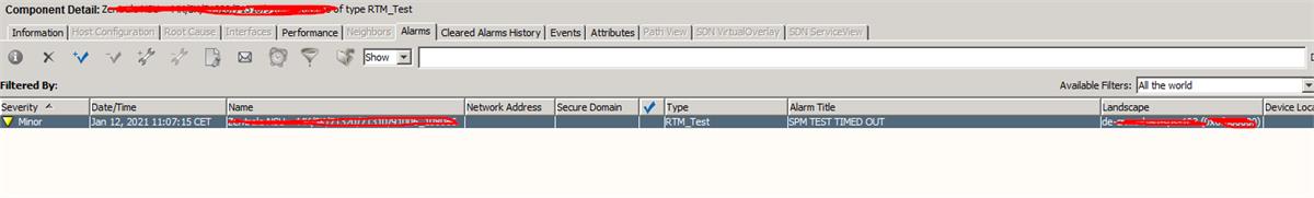 Service Performance Manager - How to get Critical Alarms | DX NetOps