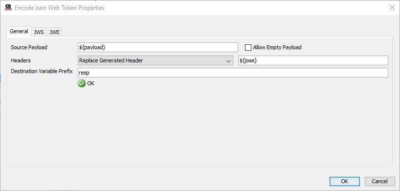 Encode JSON Web Token Assertion | Layer7 API Management