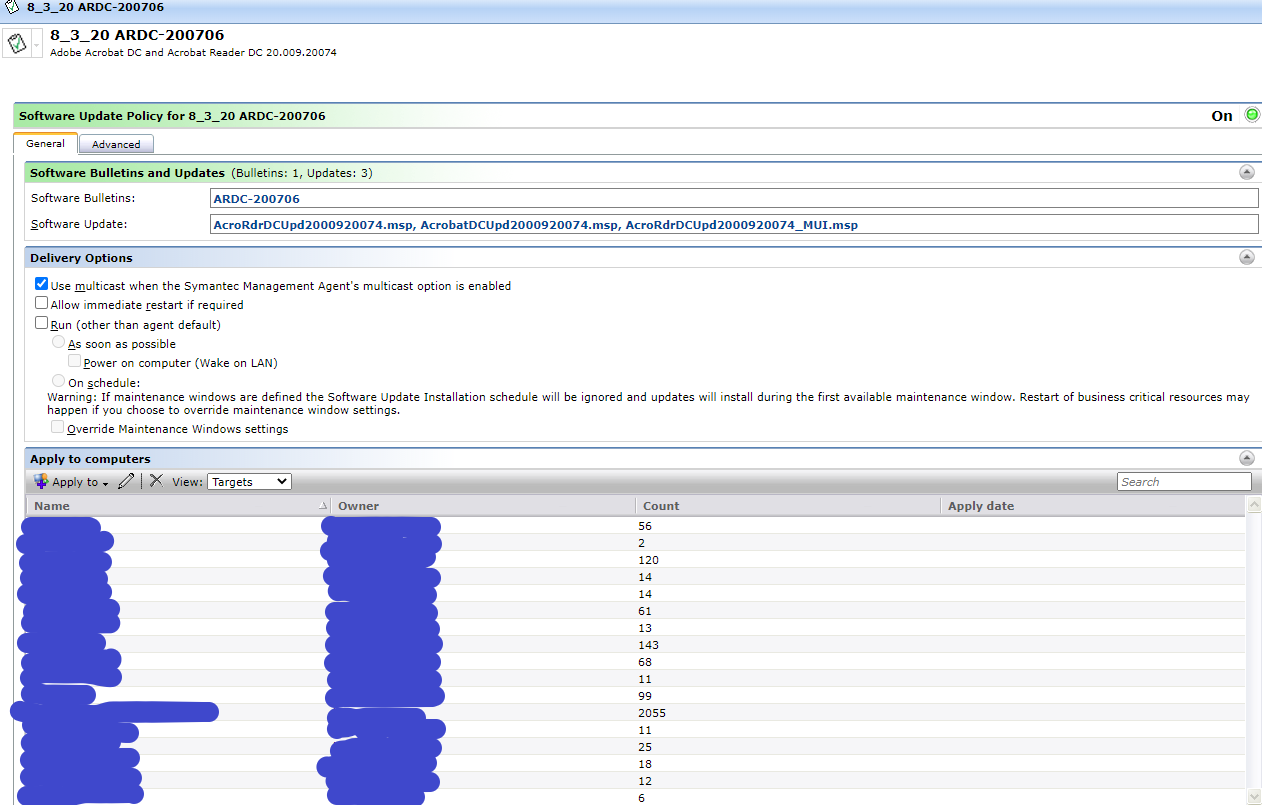 Altiris Reports | IT Management Suite