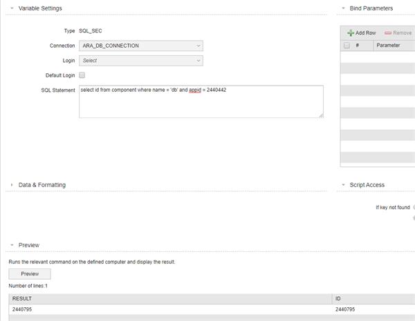 SQL Variables do not bind numbers or variables storing numbers | Automic Continuous Delivery ...