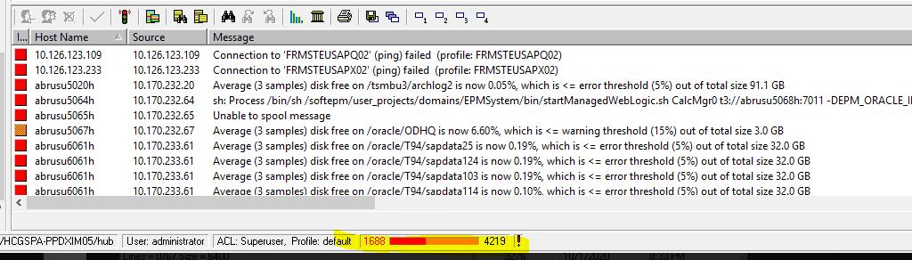 NAS not writing all the clear alarms | DX Unified Infrastructure Management