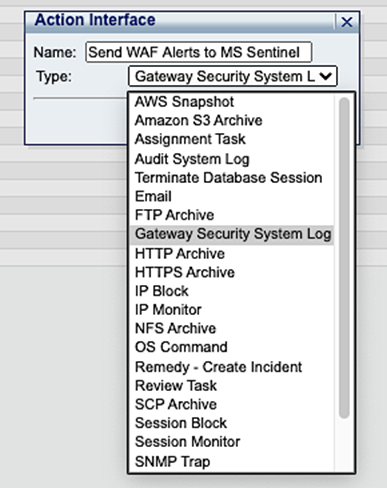 Steps for Enabling Imperva WAF Gateway Alert Logging to Azure Sentinel