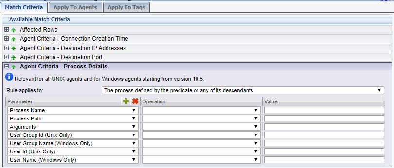 Agent monitoring rules configuration examples | Imperva Cyber Community