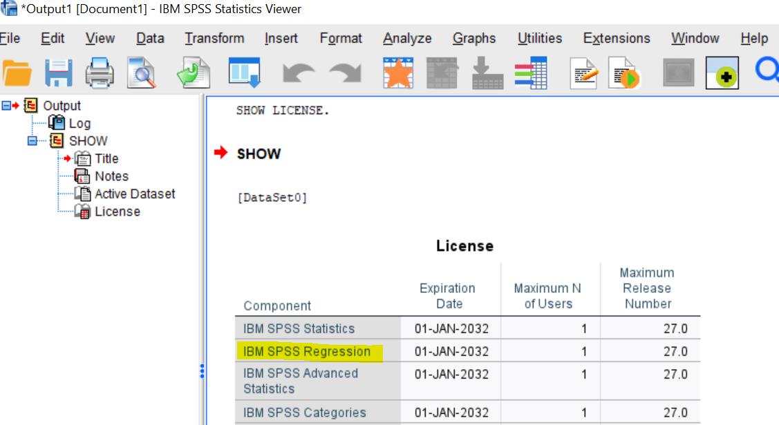Logistic regression in SPSS version 26 | SPSS Statistics