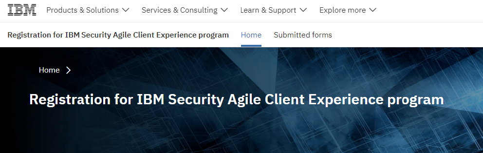 Interested in joining the IBM Security Verify Access Early Access Program?