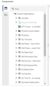Cognos Analytics Modelling expression editor