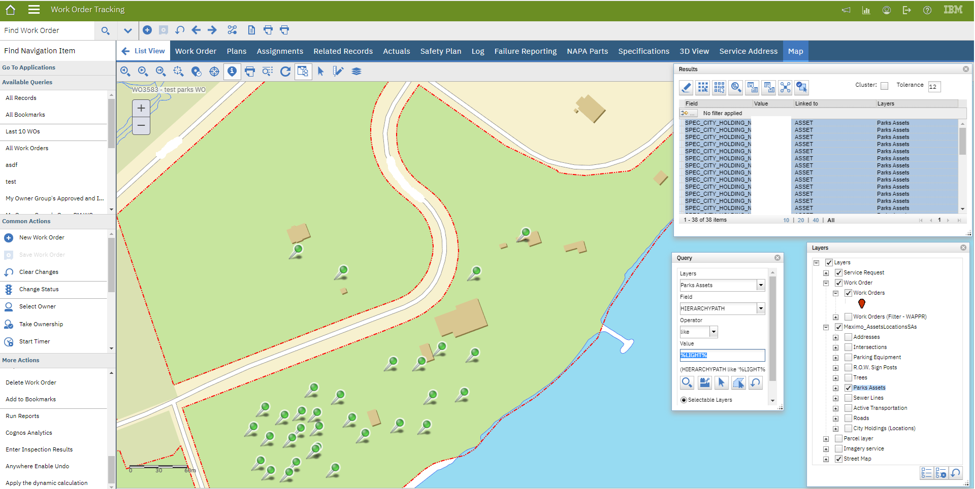 Add multi-assets to existing WO (via the WO Tracking map) | Maximo