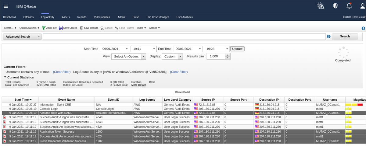 Detecting Golden SAML Attack in QRadar