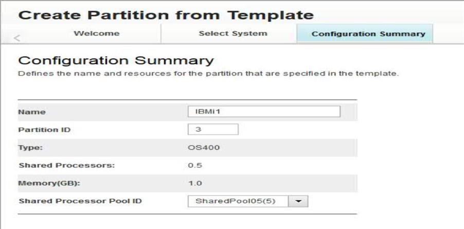 Create Partition using Partition Template in HMC