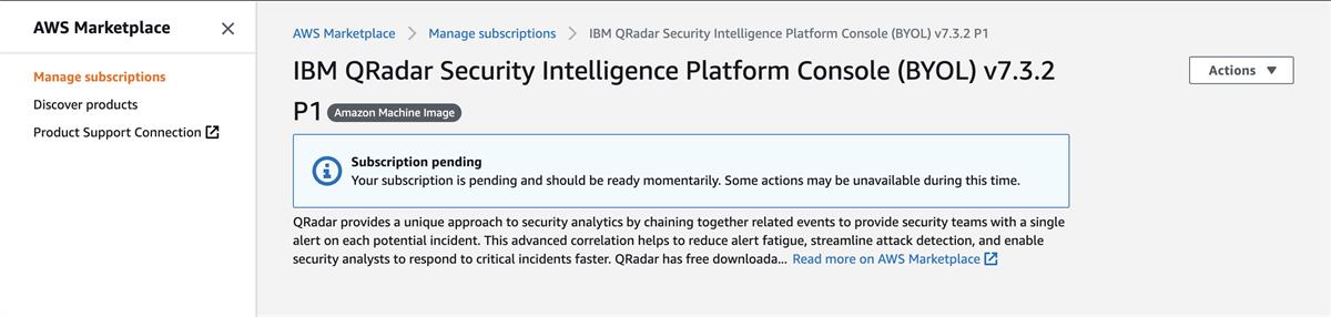 Step by Step QRadar deployment at AWS