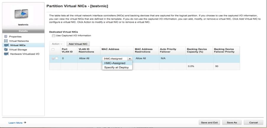 Create Partition using Partition Template in HMC