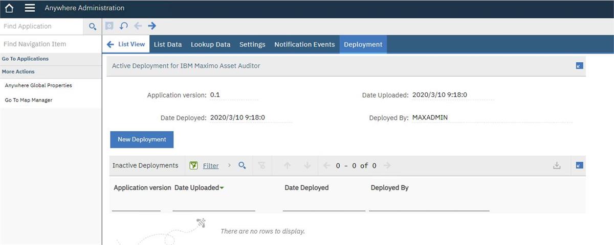 Maximo Anywhere 7.6.4 Last version installed at device | Maximo