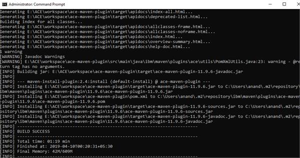 IBM ACE v11 Continuous Integration-Maven-Jenkins - Integration