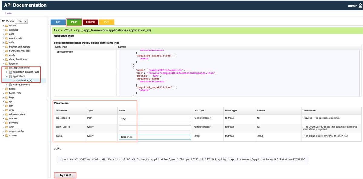 QRadar App Management - support utilities, CLI, API - need-to-know