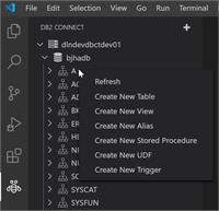 VS Code extension for Db2 Connect