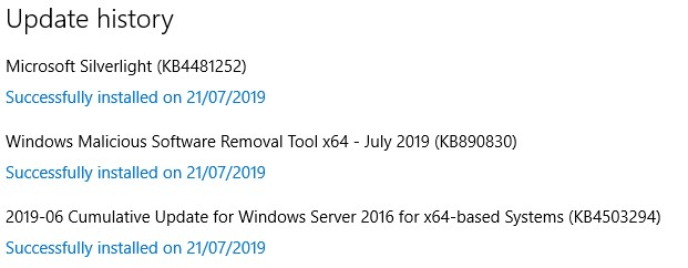 Corruption occurred after Server Windows Patch - Context Root not Found ...