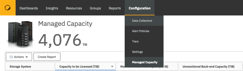 IBM Storage Insights licensing - How is my managed capacity calculated