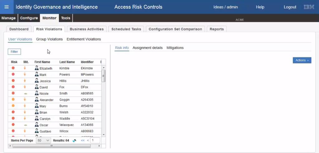 Risk Management with IBM Security Identity Governance and Intelligence.