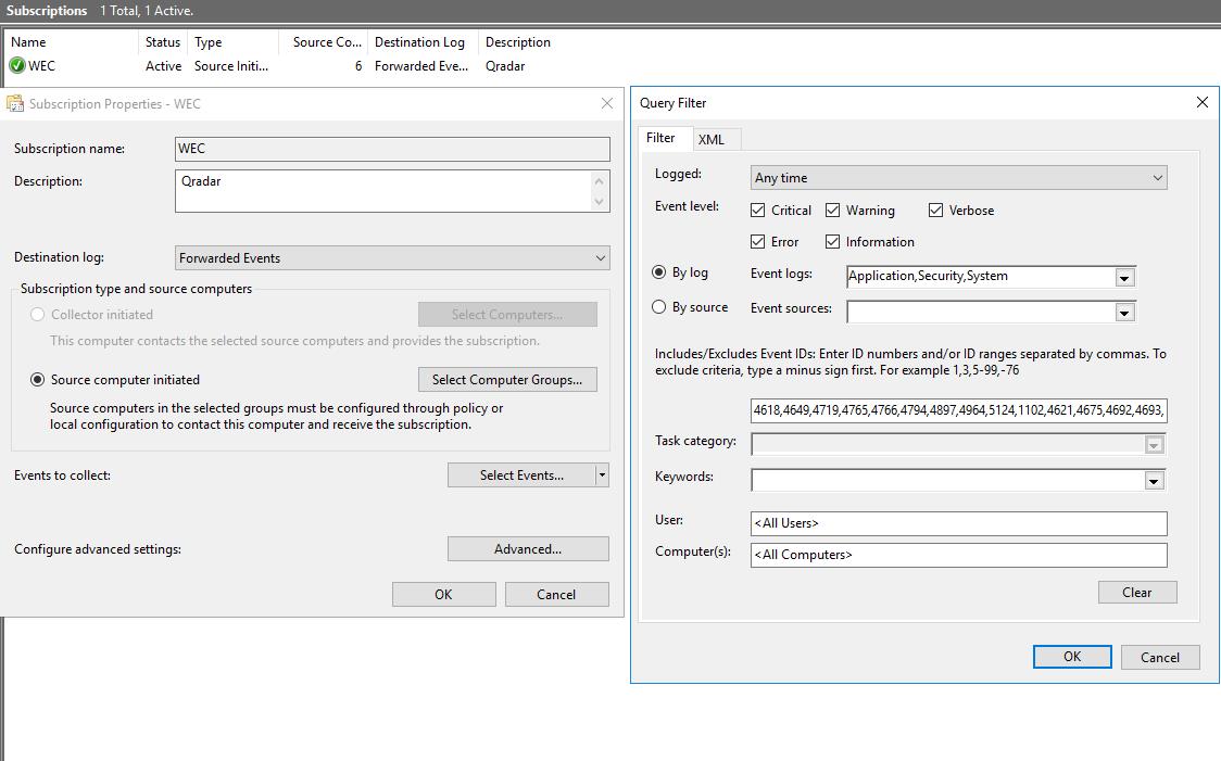 Problem with Event Forwarding | IBM QRadar