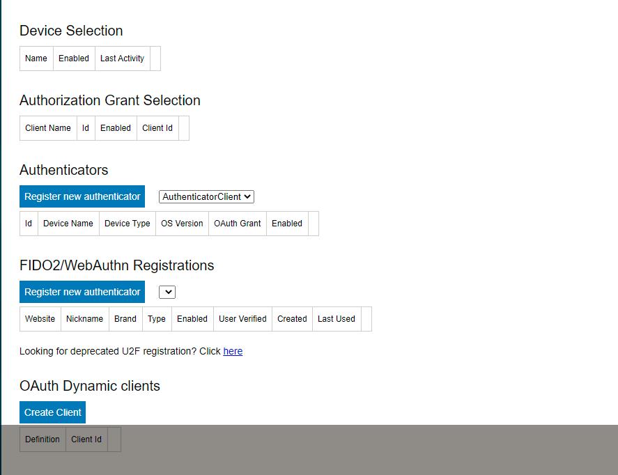 Access manager removing authenticator devices. | IBM Verify