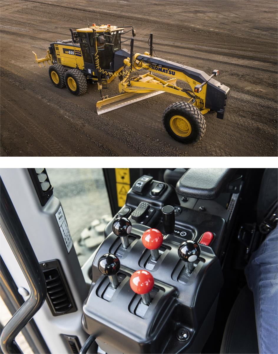 New Komatsu grader on display at IPWC 2019