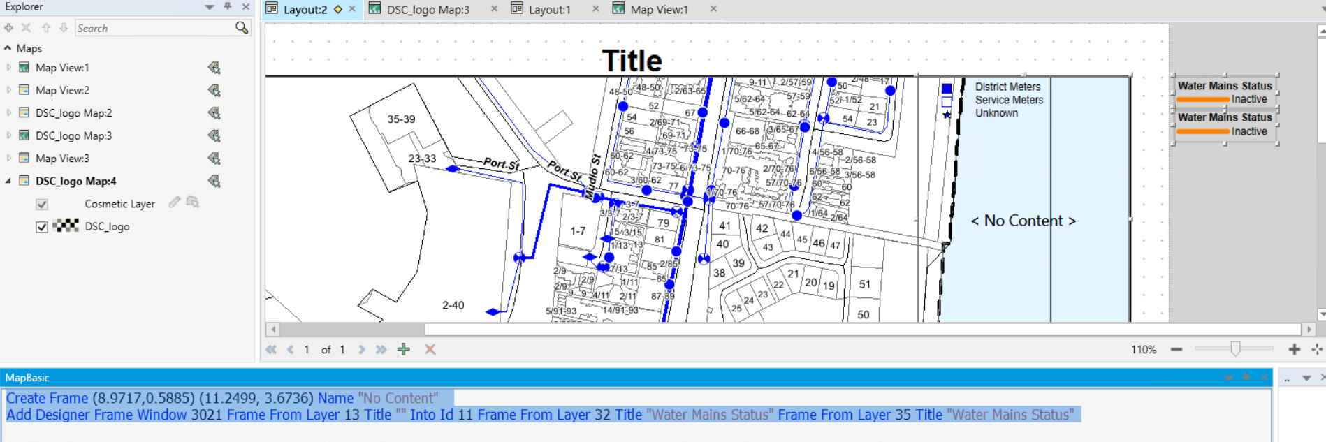 Mapbasic to add Thematic Legend in one frame | MapInfo Pro