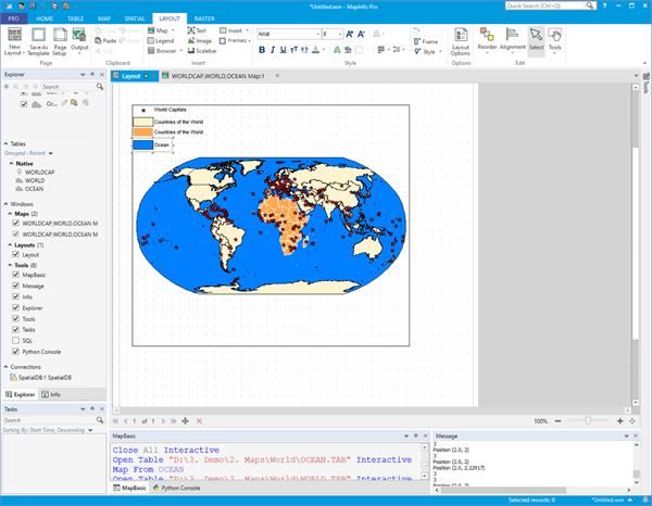 Mapbasic to add Thematic Legend in one frame | MapInfo Pro