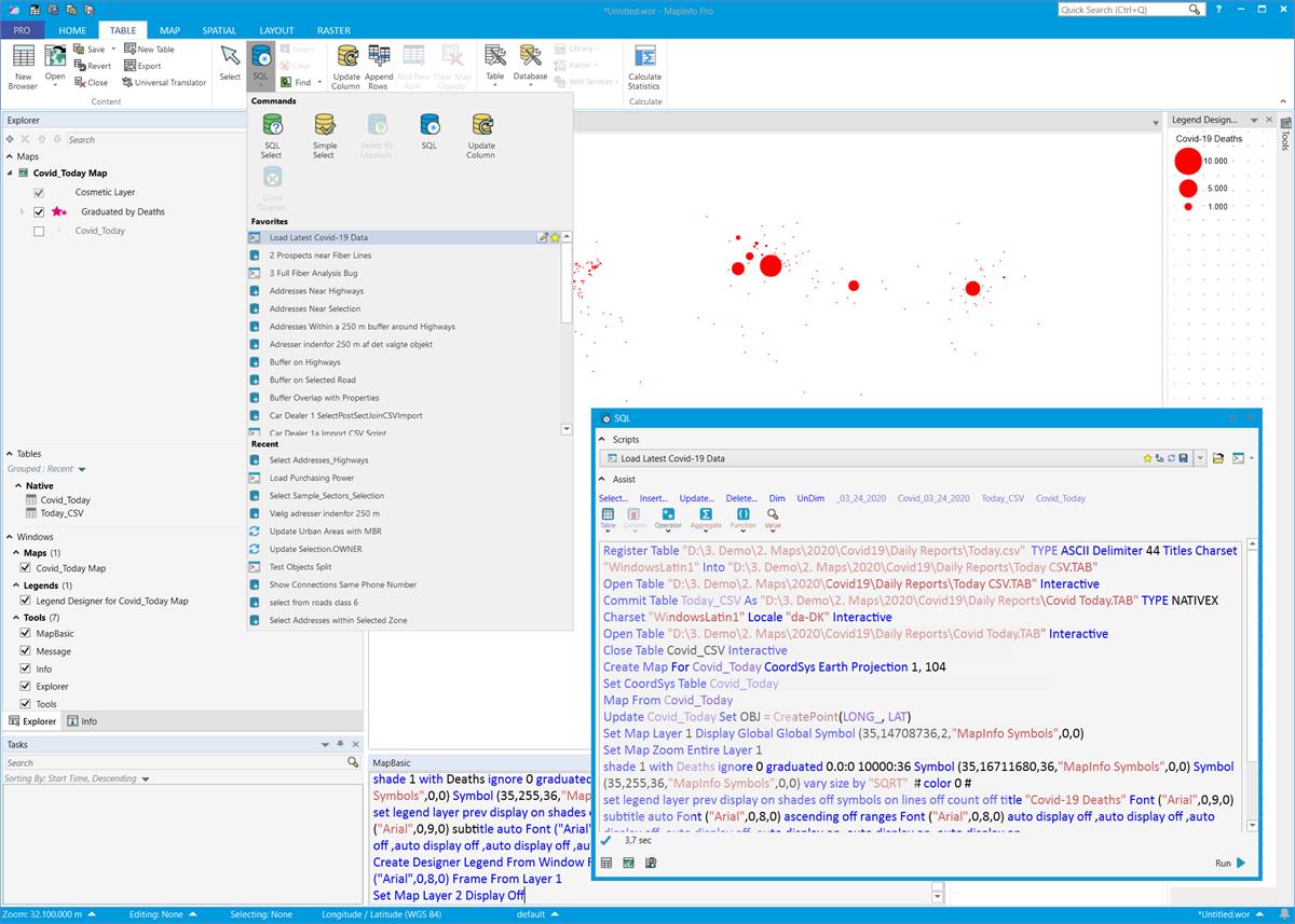 MapBasic Script file format | MapInfo Pro