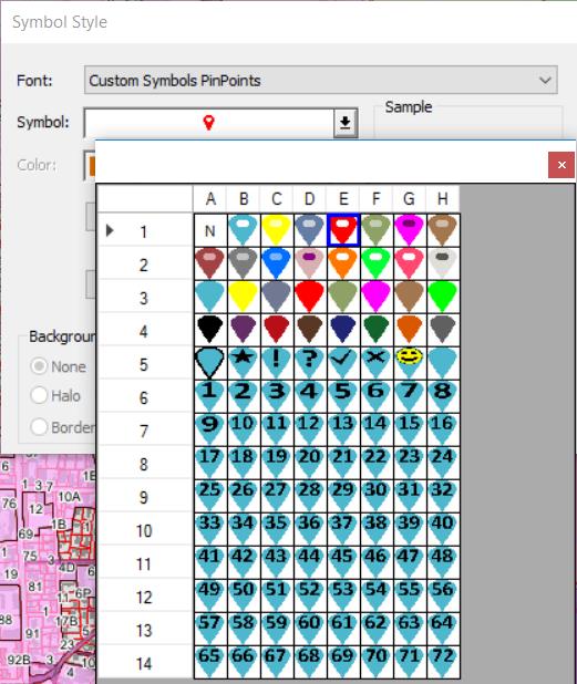 MapInfo Point Symbols | MapInfo Pro