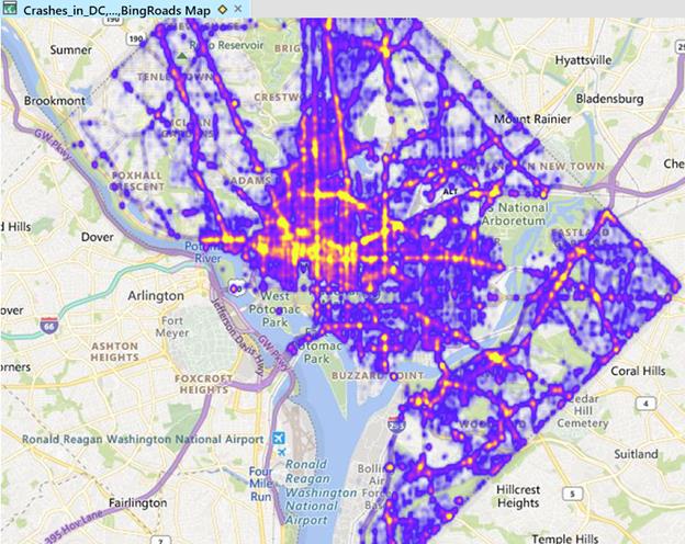 Heatmap in v2019 | MapInfo Pro