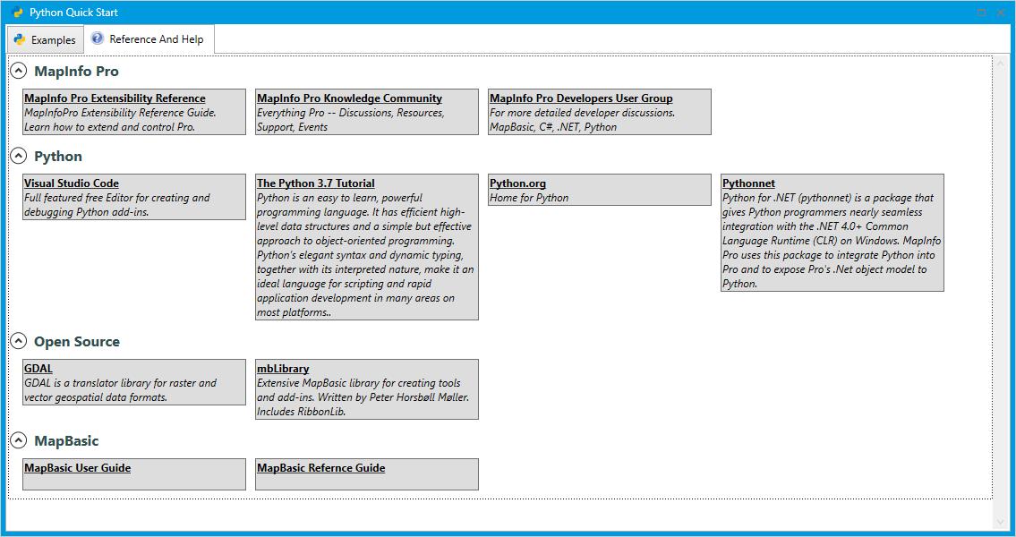 Getting Started using Python In MapInfo Pro | MapInfo Pro