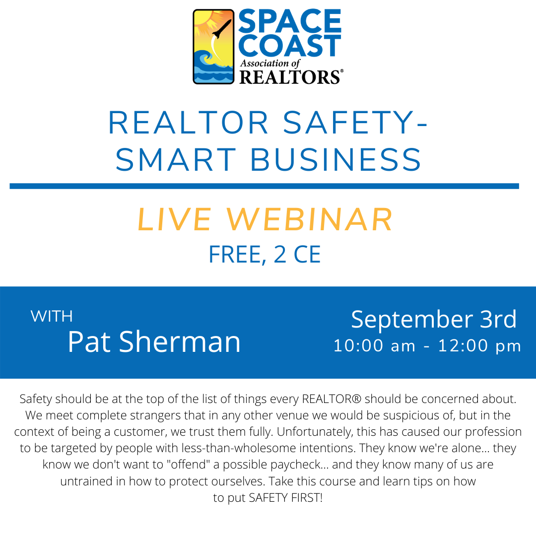 Upcoming Events - Space Coast Association of REALTORS® Launch Pad