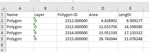 Export Table to Excel | Trimble Business Center