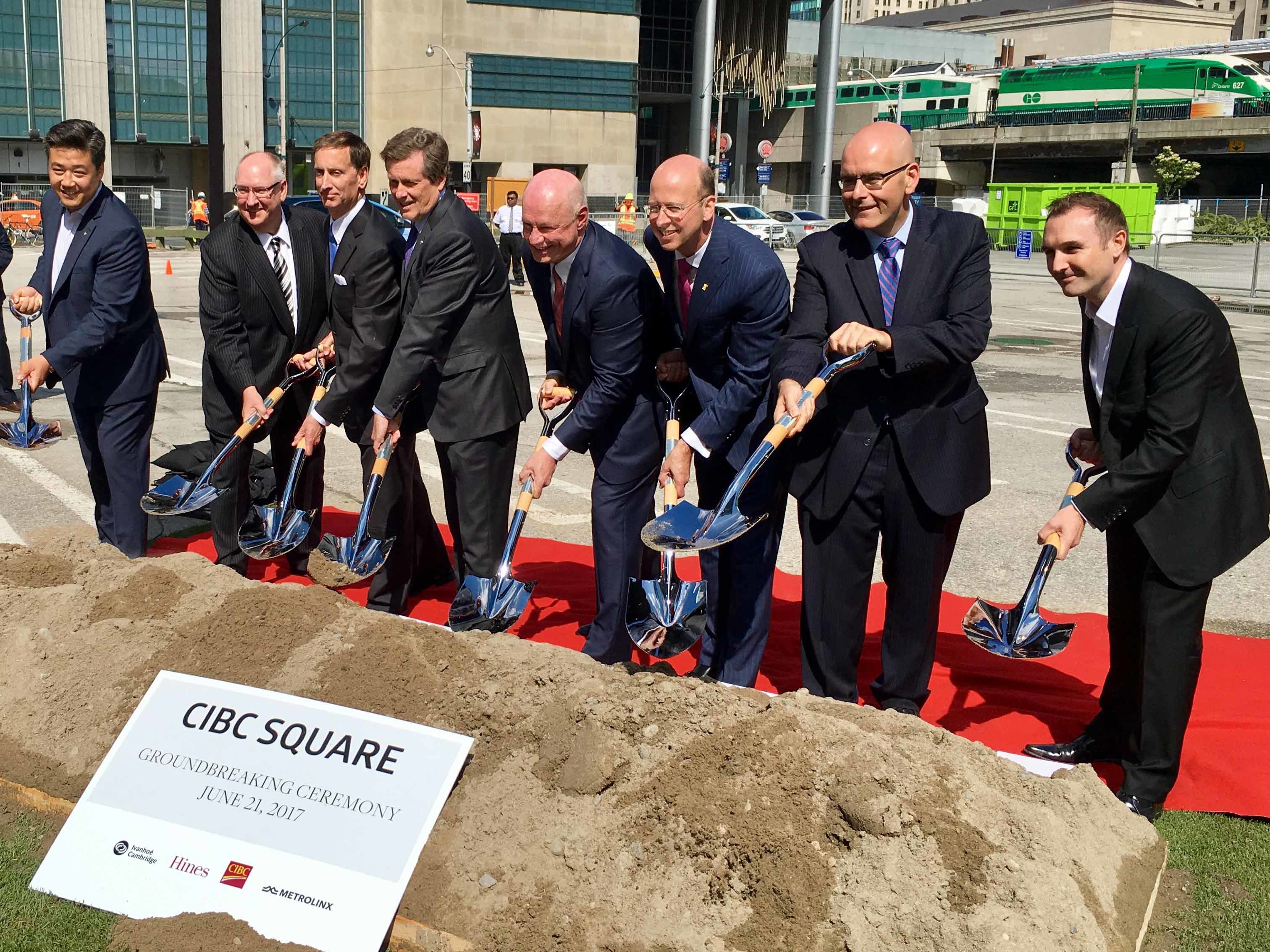 Construction under way at CIBC Square at 81 Bay Street in… – Hines