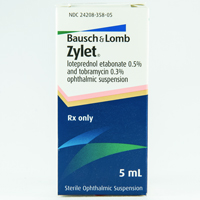 ZYLET Dosage & Rx Info | Uses, Side Effects - MPR