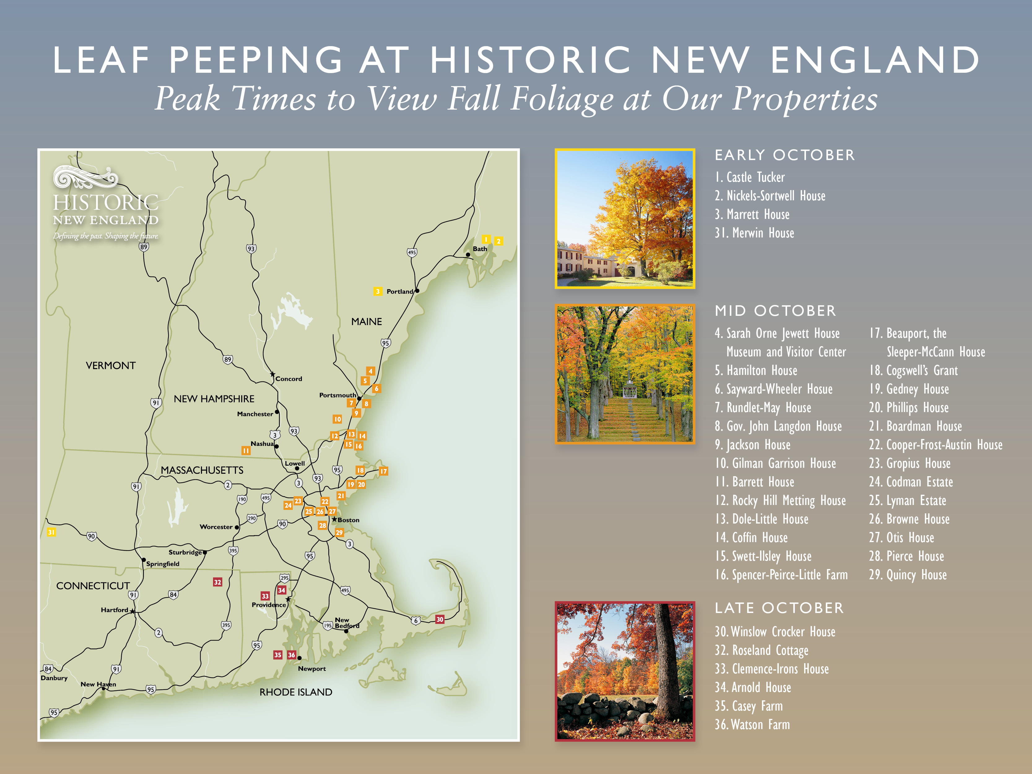 New England Road Trip Map Maping Resources