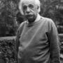 Albert Einstein Outside, Princeton - Holden Luntz Gallery