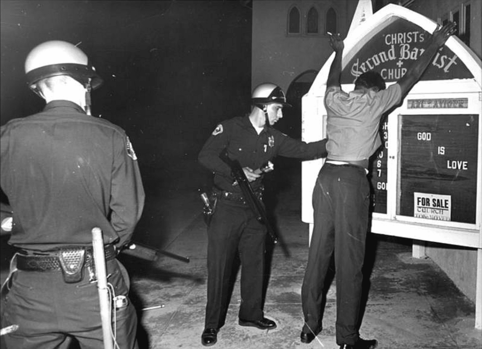 God is Love, Watts Riots - Holden Luntz Gallery